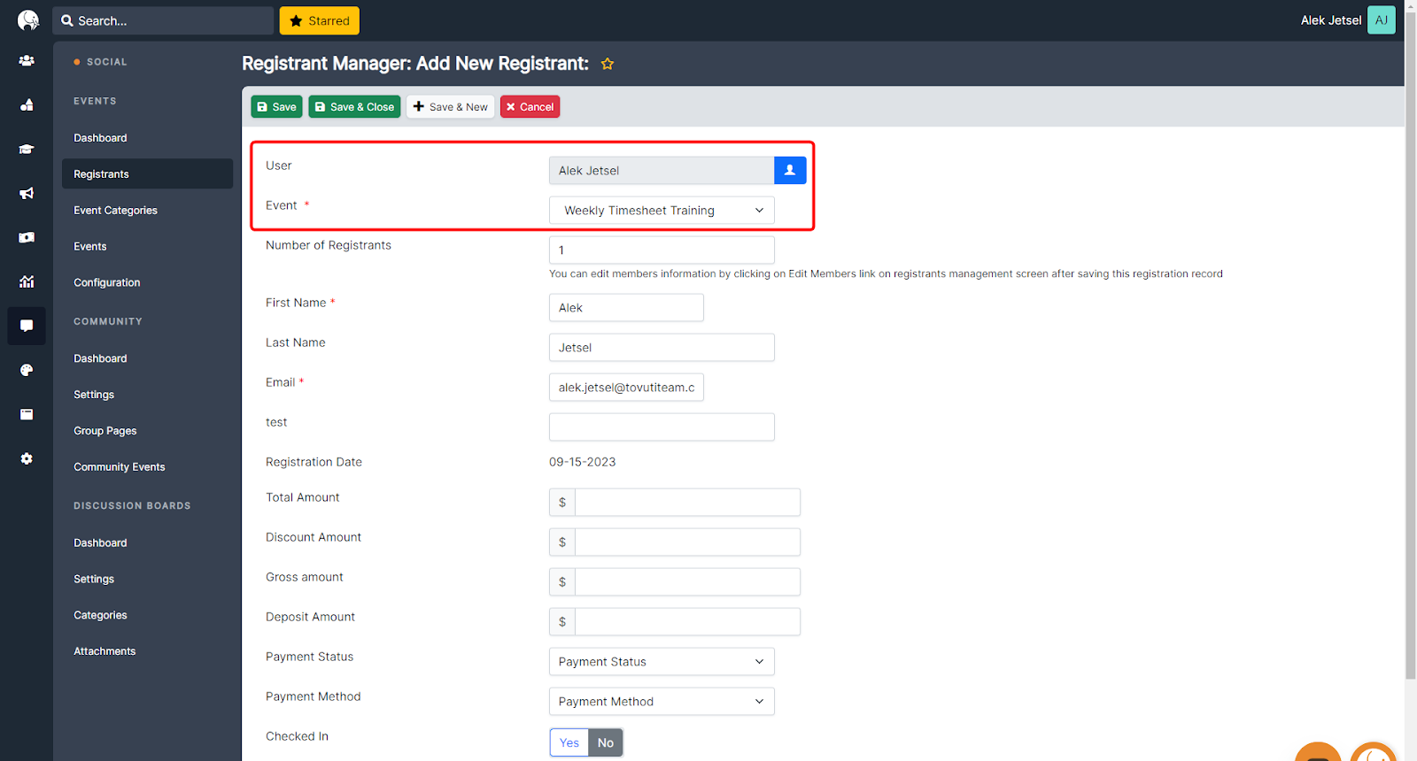 Event Waiting Lists – Tovuti Help Center