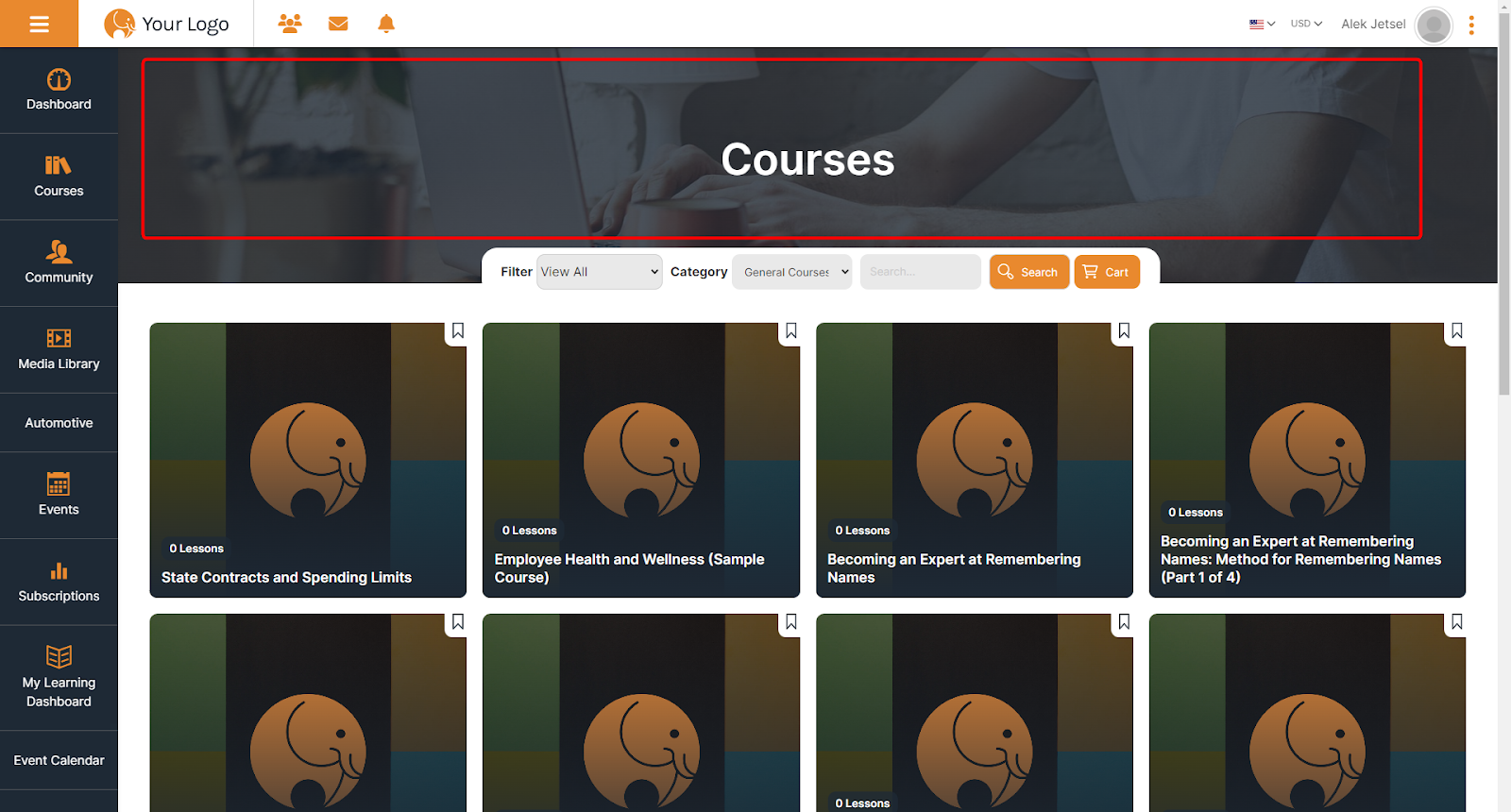 Remove the Default Header Image Overlay – Tovuti Help Center