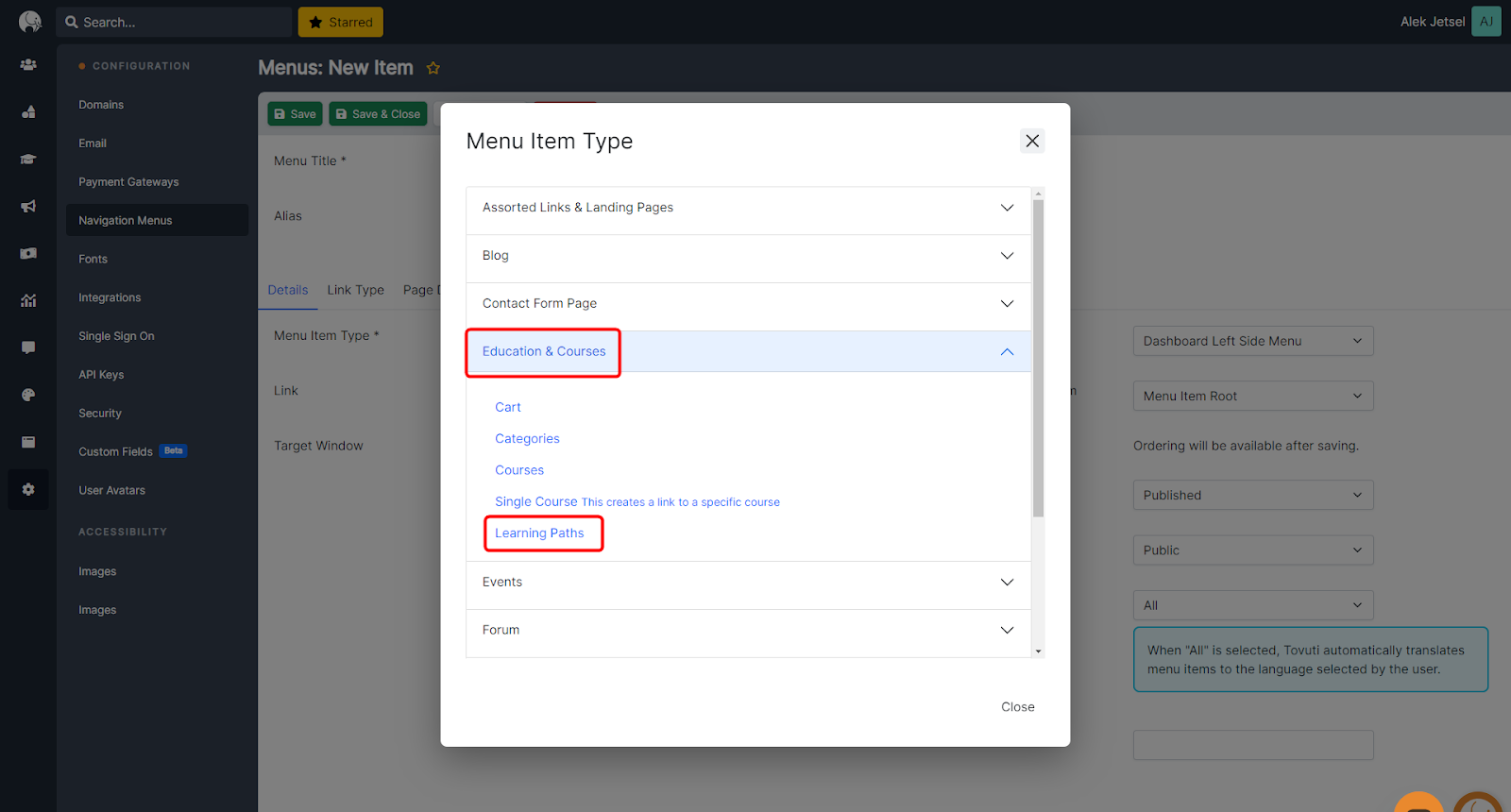 All About Learning Paths – Tovuti Help Center