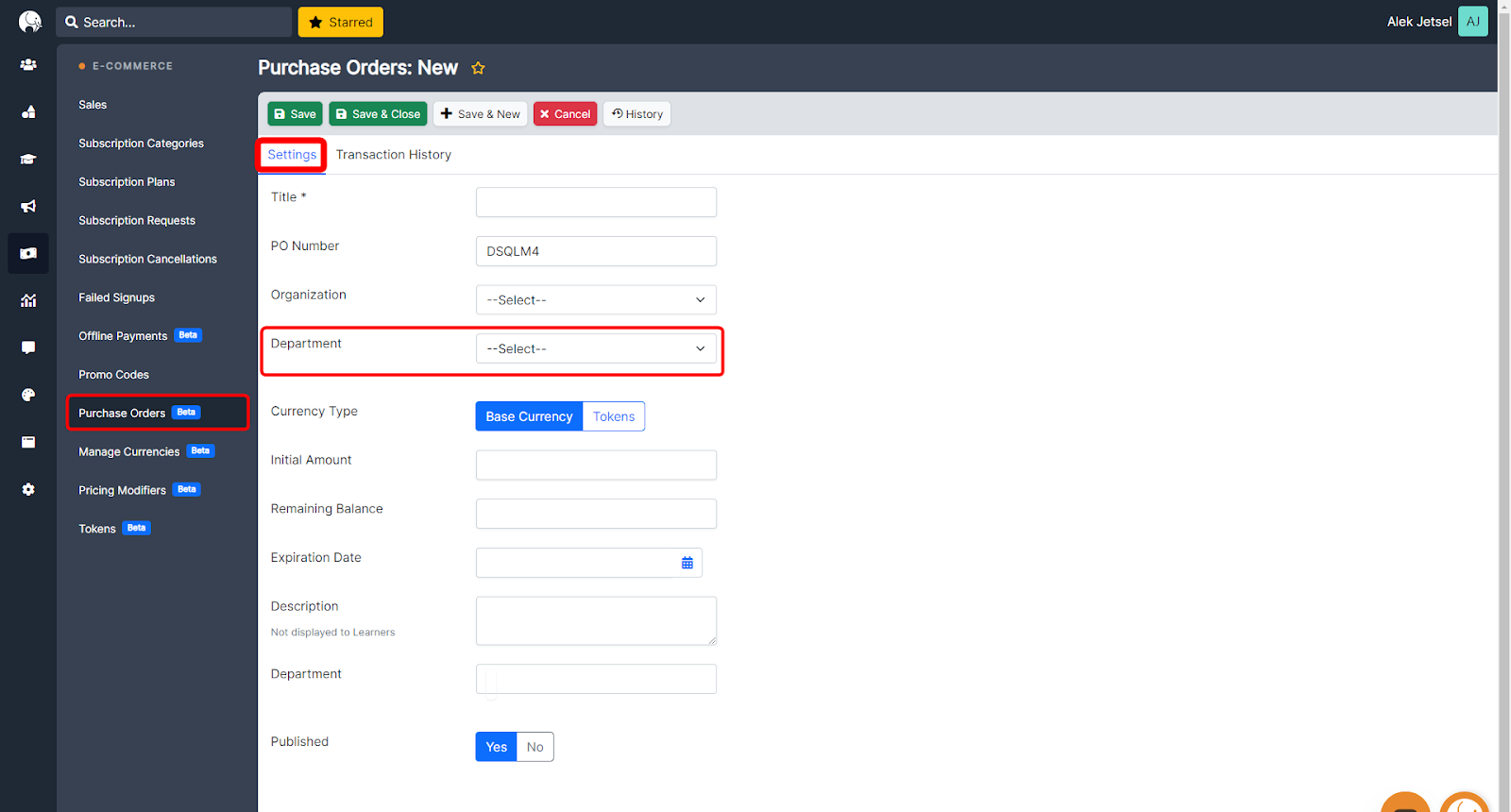 Custom Fields – Tovuti Help Center