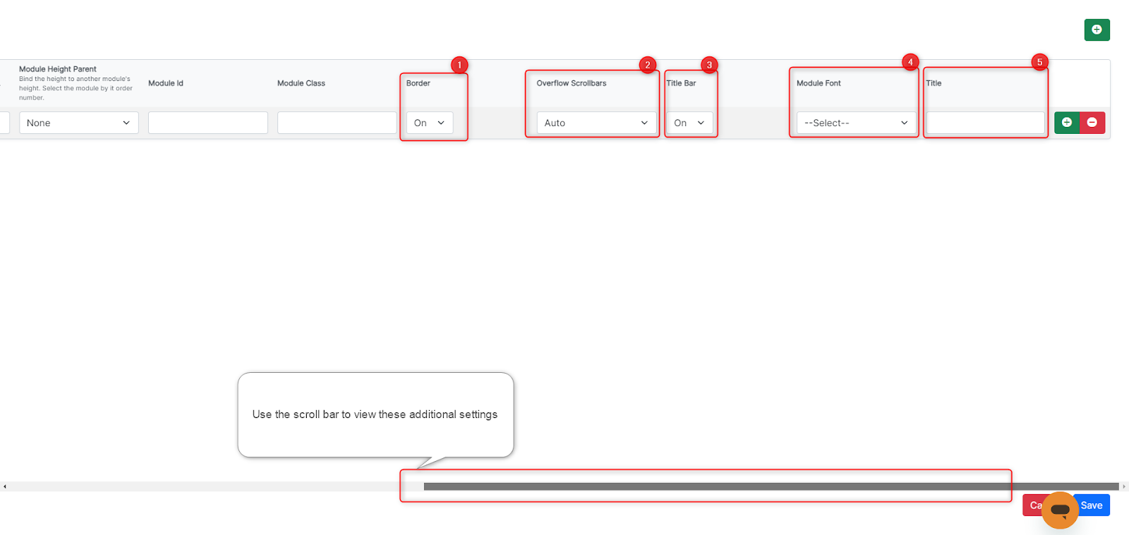 Main Area Modules – Tovuti Help Center