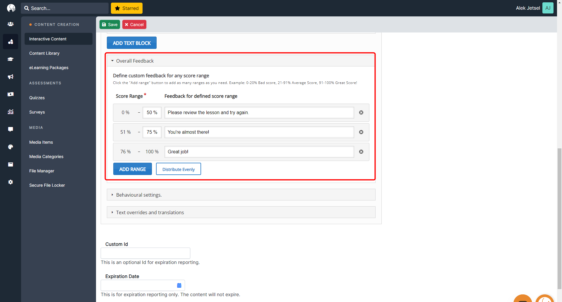 Create a Fill in the Blanks Quiz – Tovuti Help Center
